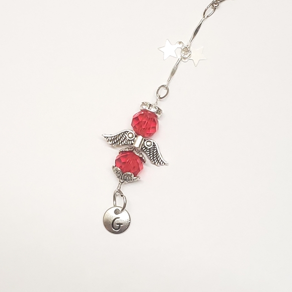Hand Crafted | Holiday | Handmade Crystal Angel Ornament Suncatcher Car ...